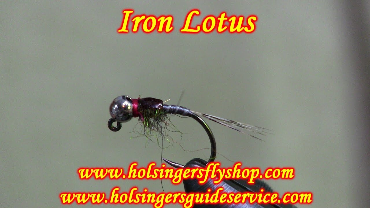 How to Tie An Iron Lotus, Holsinger's Fly Shop - YouTube