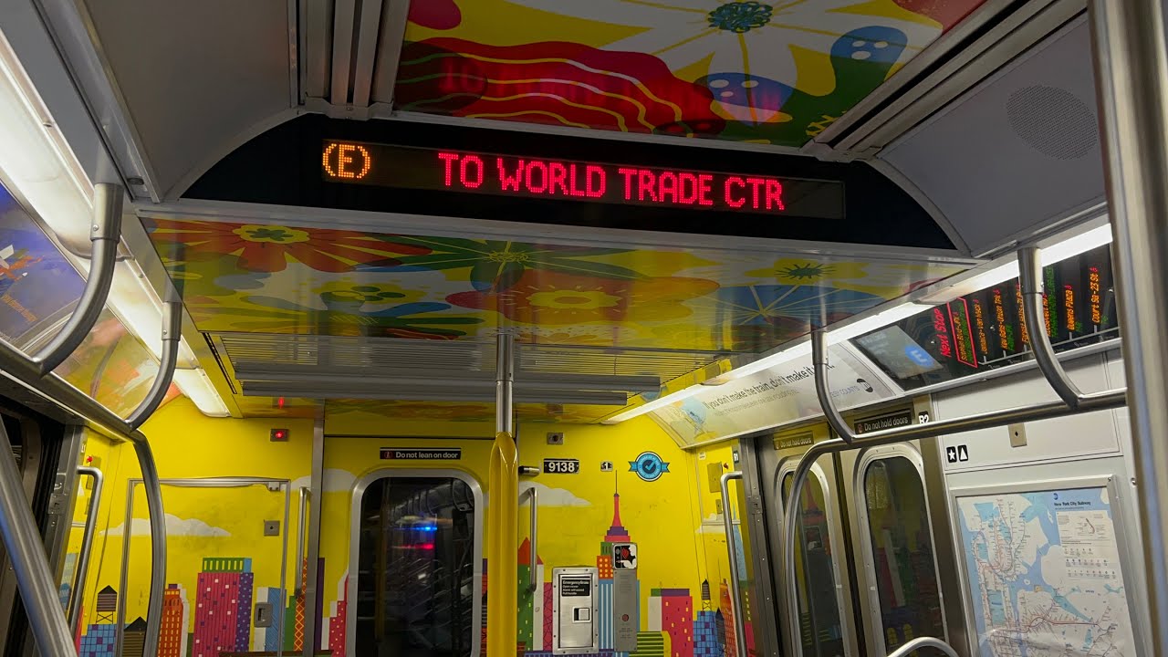 IND Subway: R160B Alstom (E) Train Ride from Jamaica Center to World ...