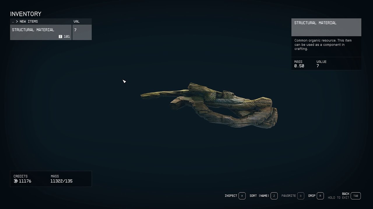 Starfield Structural Material Console Command Cheat Code - YouTube