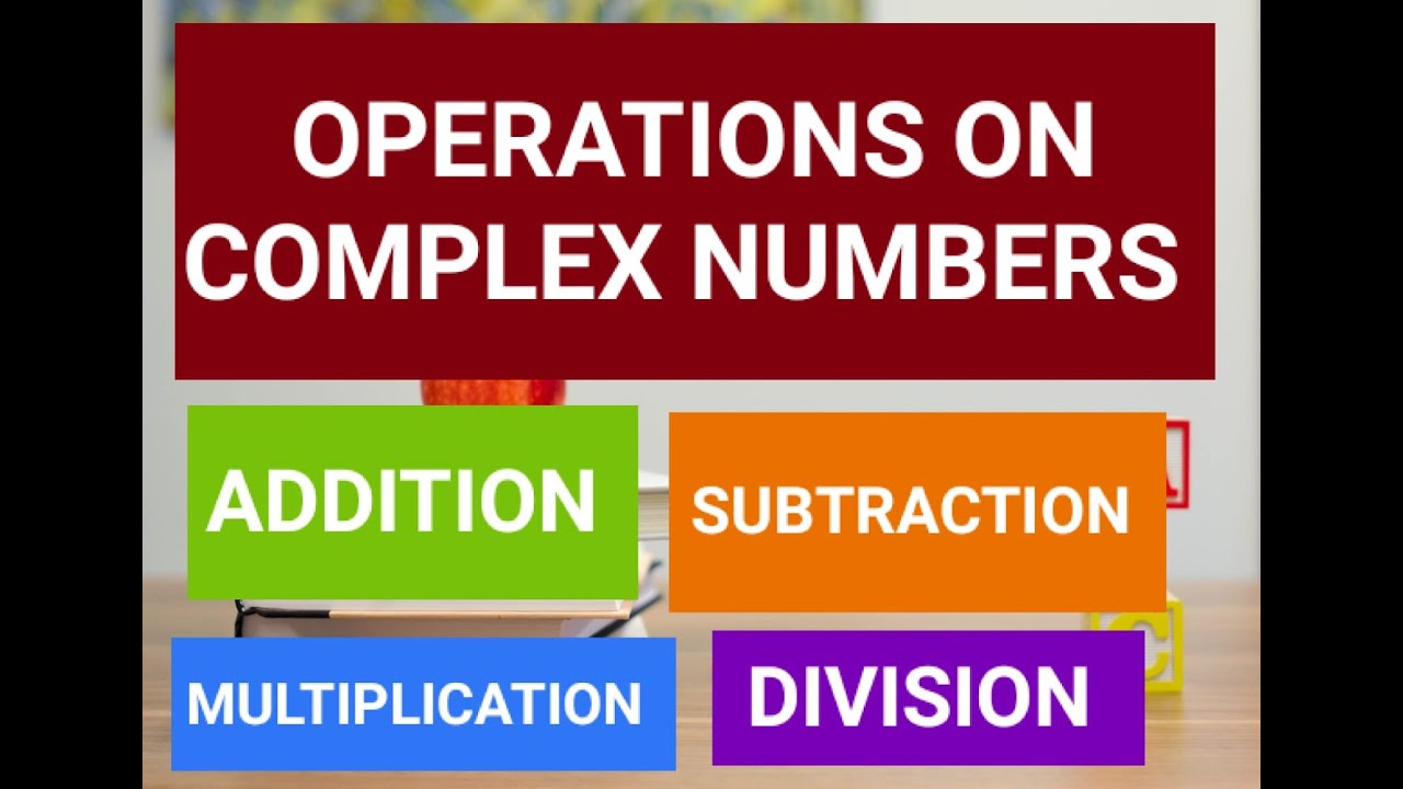 Basic Operations on Complex Numbers | Addition Subtraction Multiplication Division - YouTube