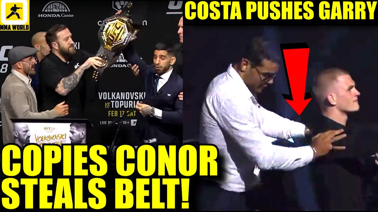 MMA Community react to the SUPER ENTERTAINING UFC 298 Press Conference ...