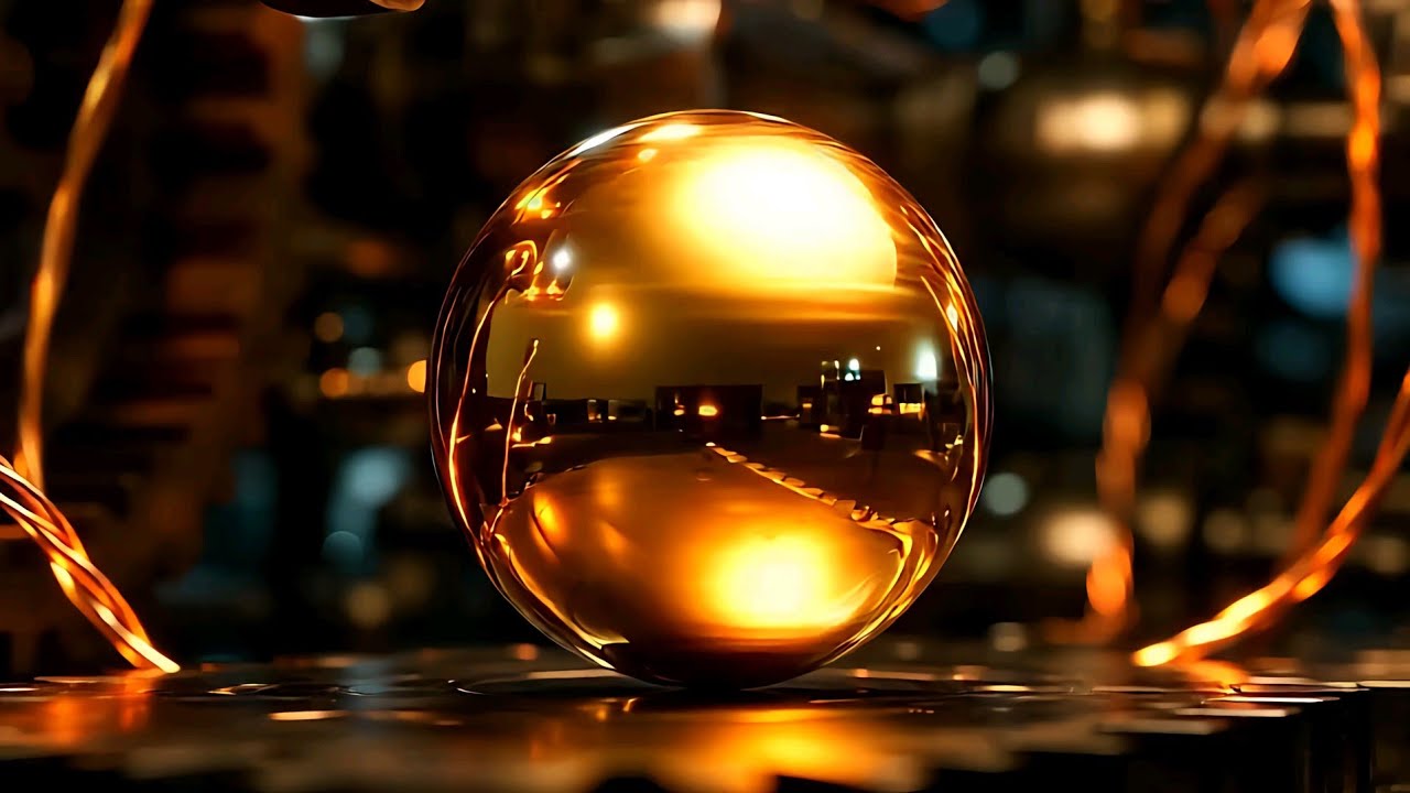 Golden Orb ASMR | Hypnotic Tech Movements (AI Music) - YouTube