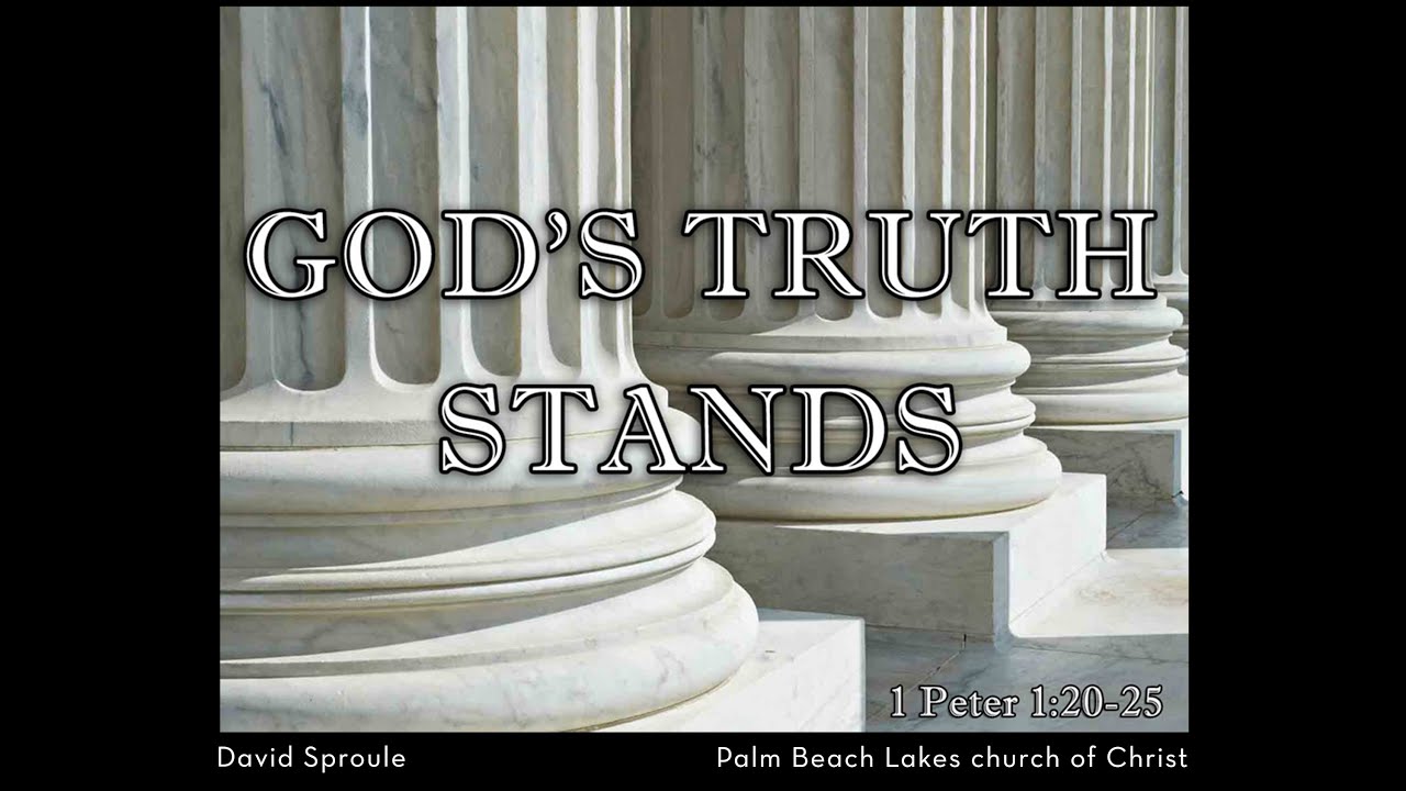 God's Truth Stands - YouTube