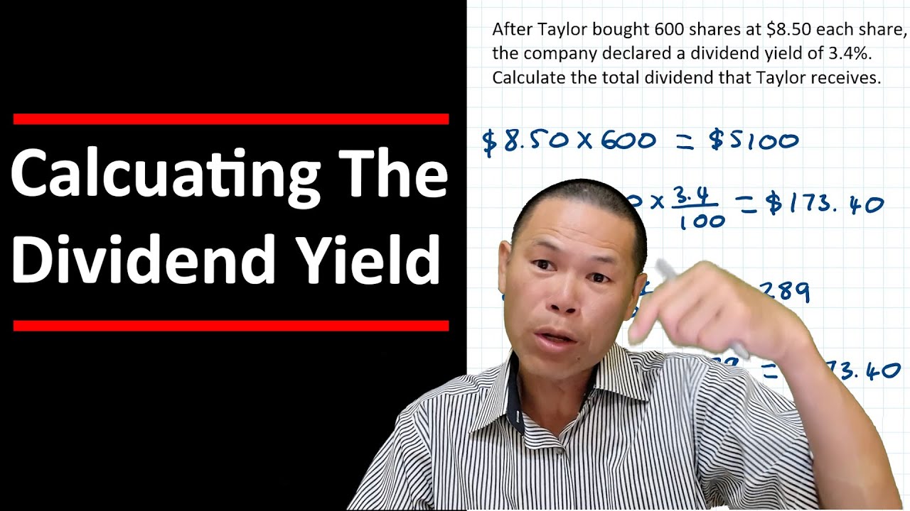 Calculating The Dividend Yield: Part 1 of 3 - YouTube