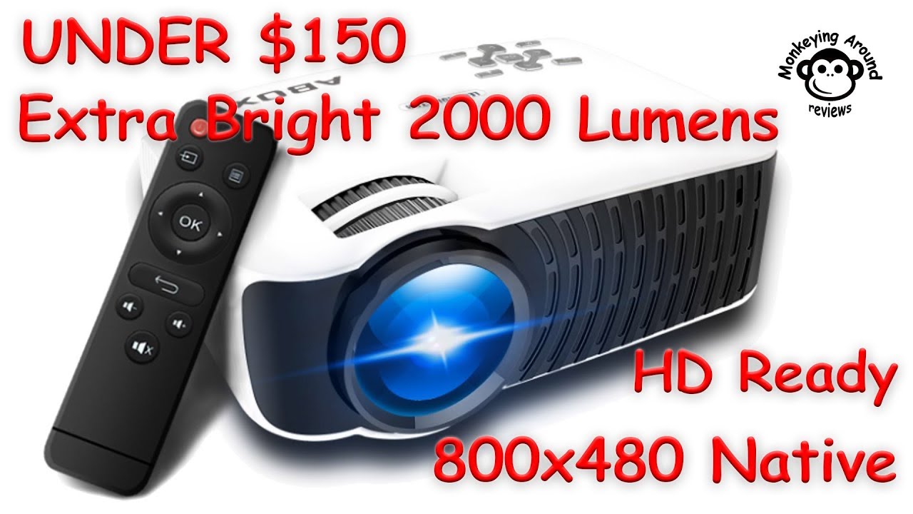 Extra BRIGHT 2000 Lumens HD Multimedia Portable Projector for under ...