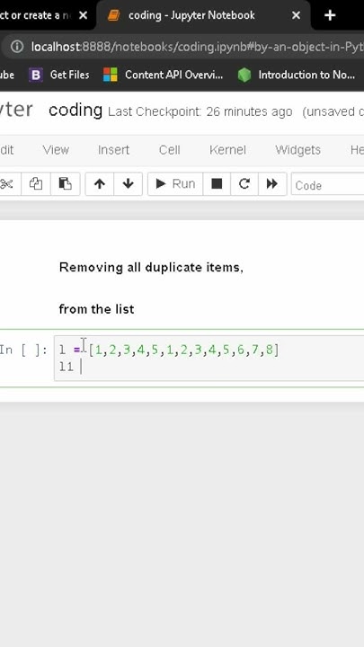 Python Trick To Remove Duplicate Elements From The List Shorts Python Coding