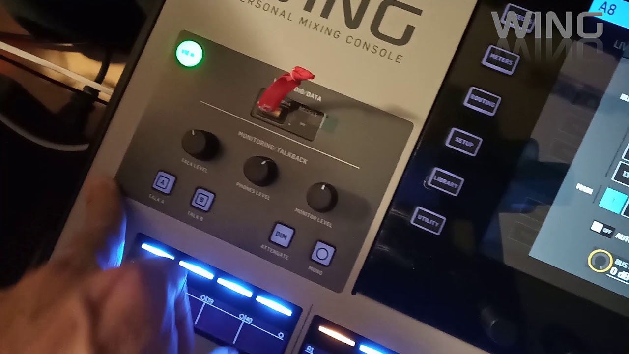 BEHRINGER WING TALKBACK SETTING - YouTube