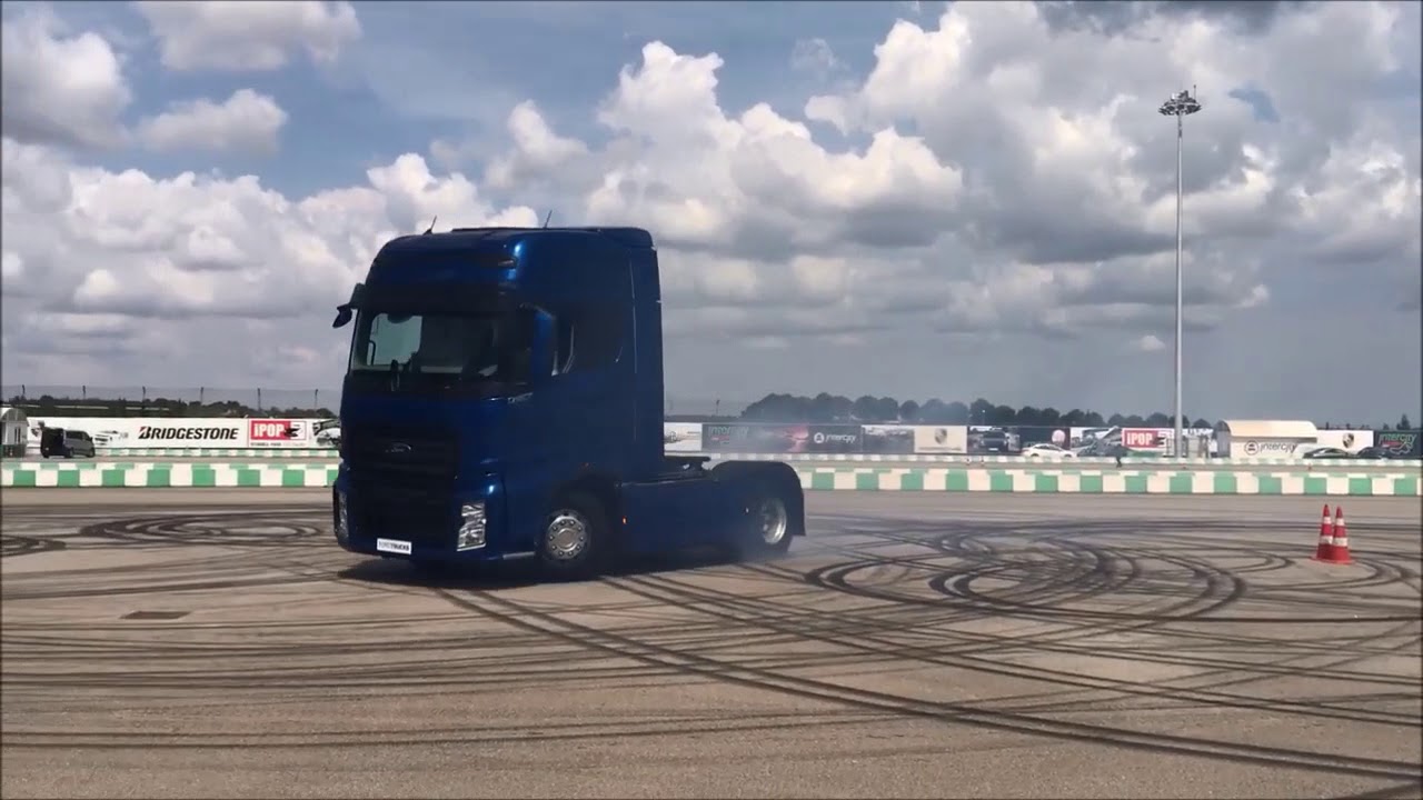 Ford Otosan shows new truck to the press in Turkey in august 2018 ...