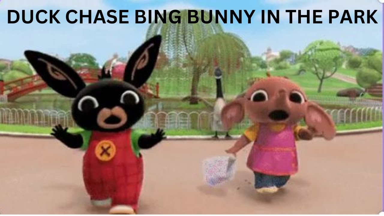 Duck Chase Bing Bunny in The Park | Bing Bunny Best Funny Moments - New ...