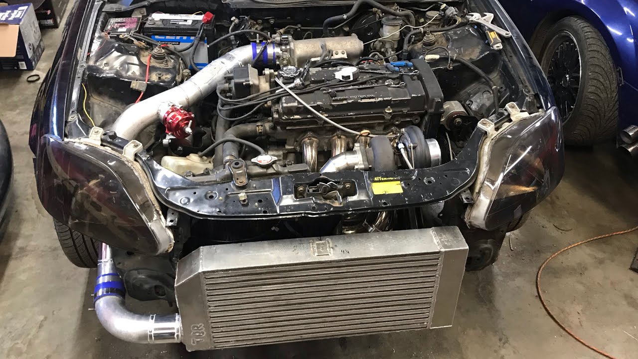 Budget Turbo Civic Build Part 2 - YouTube