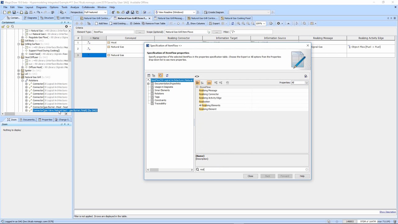 Hypermodeling: Item Flow Additional Example - YouTube