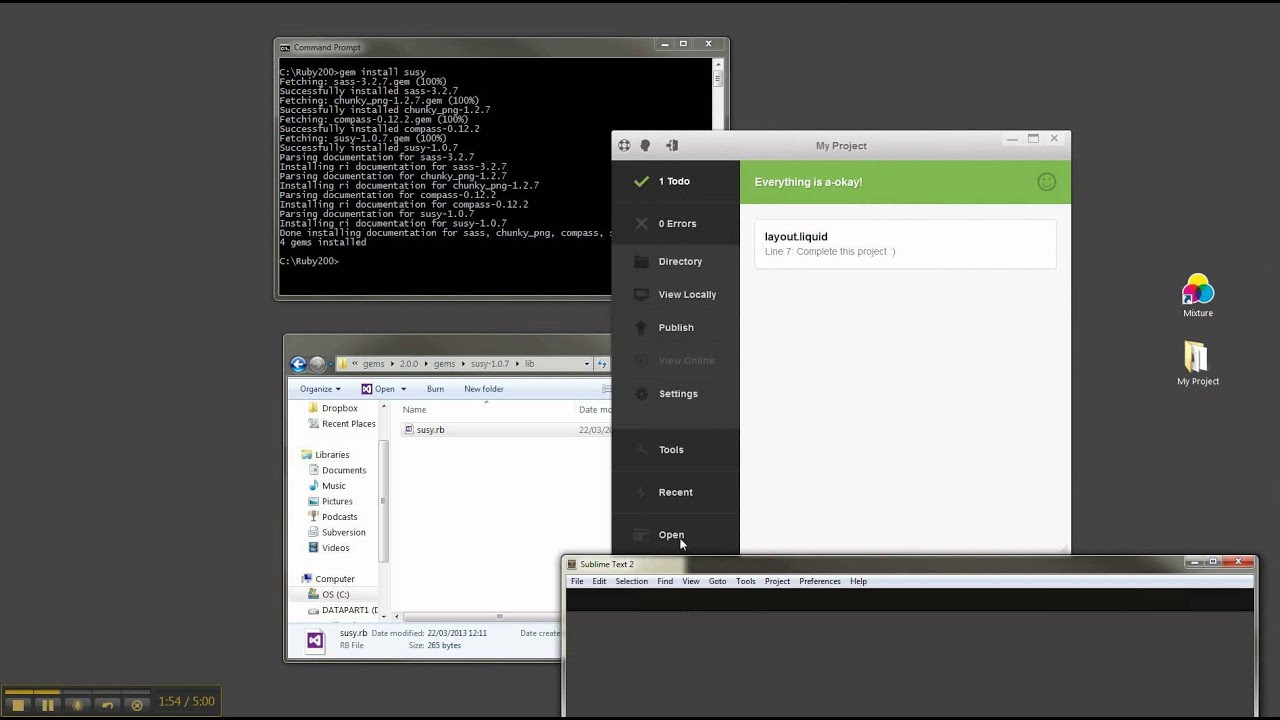 Windows Demonstration Installing Compass Plugin Youtube 0500