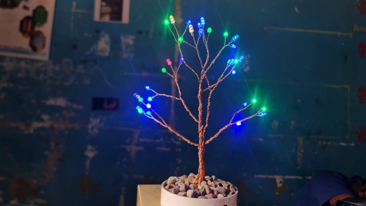 Led Tree awesome light how to mark led tree - YouTube