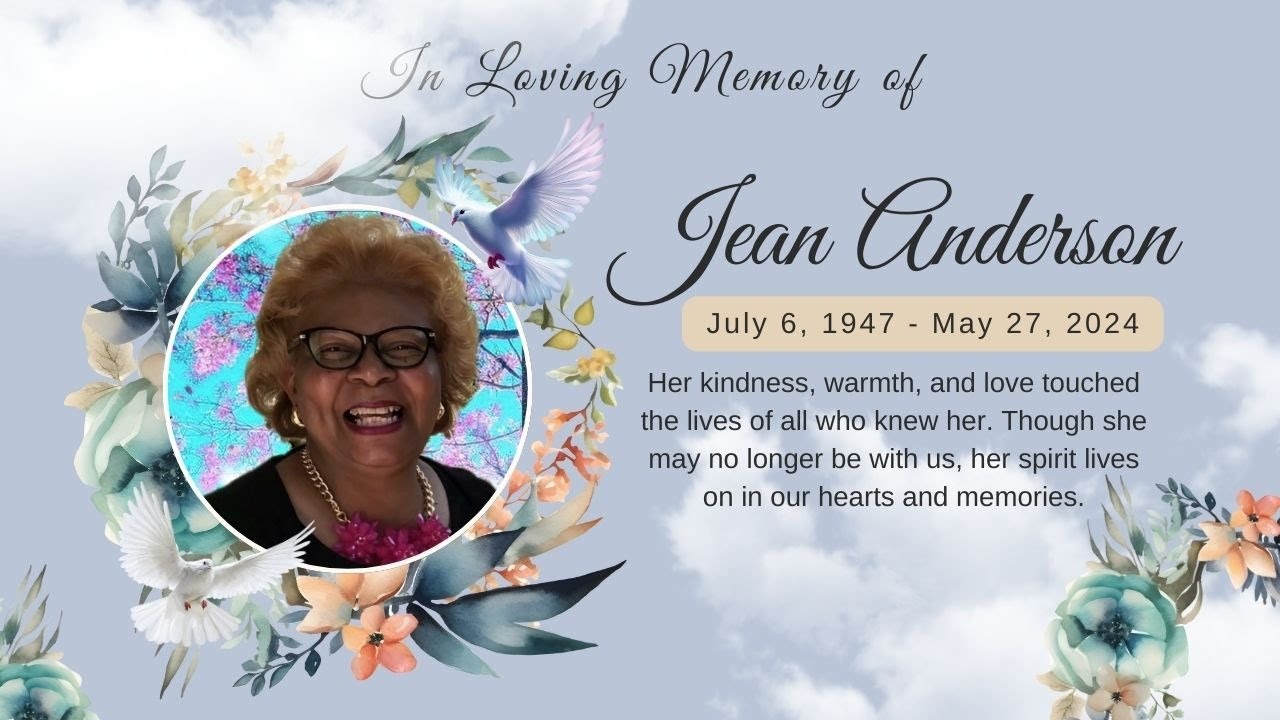Celebrating The Life And Legacy of Jean Anderson - YouTube