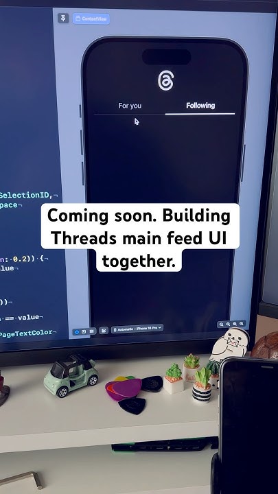 I am cooking another mini series on how to recreate Threads main feed screen in SwiftUI. Stay ...