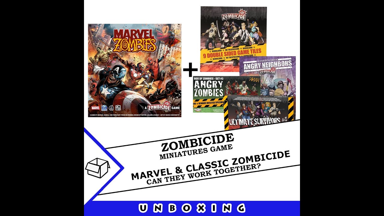 Marvel Zombies + Zombicide Classic (1E): Will they work together? - YouTube