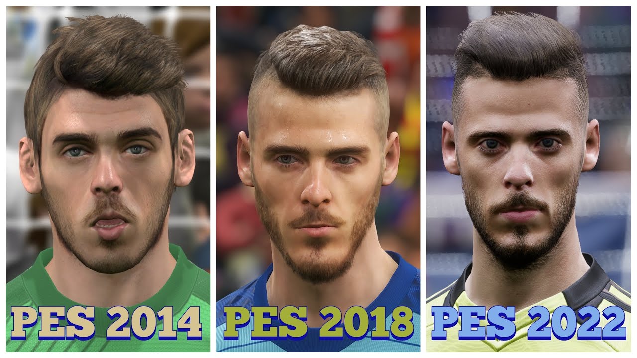 David De Gea Face Evolution PES 2011 to eFootball 2022 - YouTube