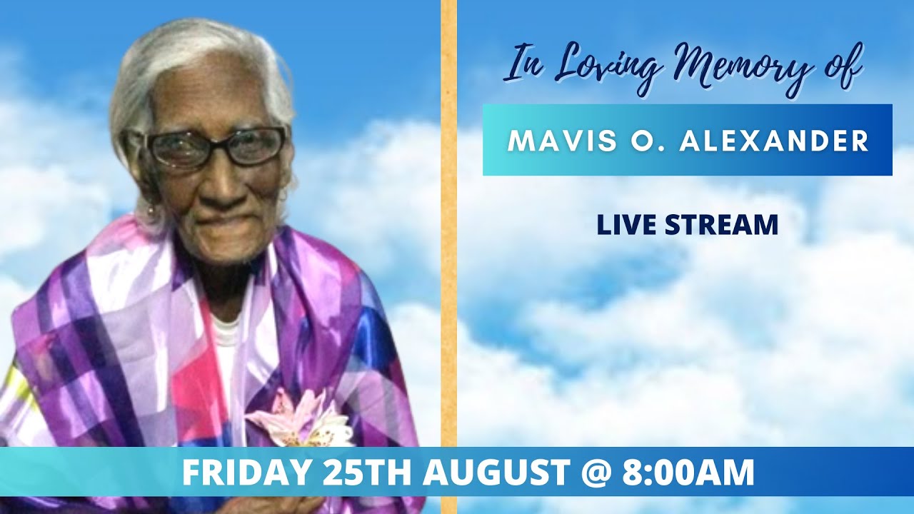 Celebrating the life of Mavis O. Alexander - YouTube
