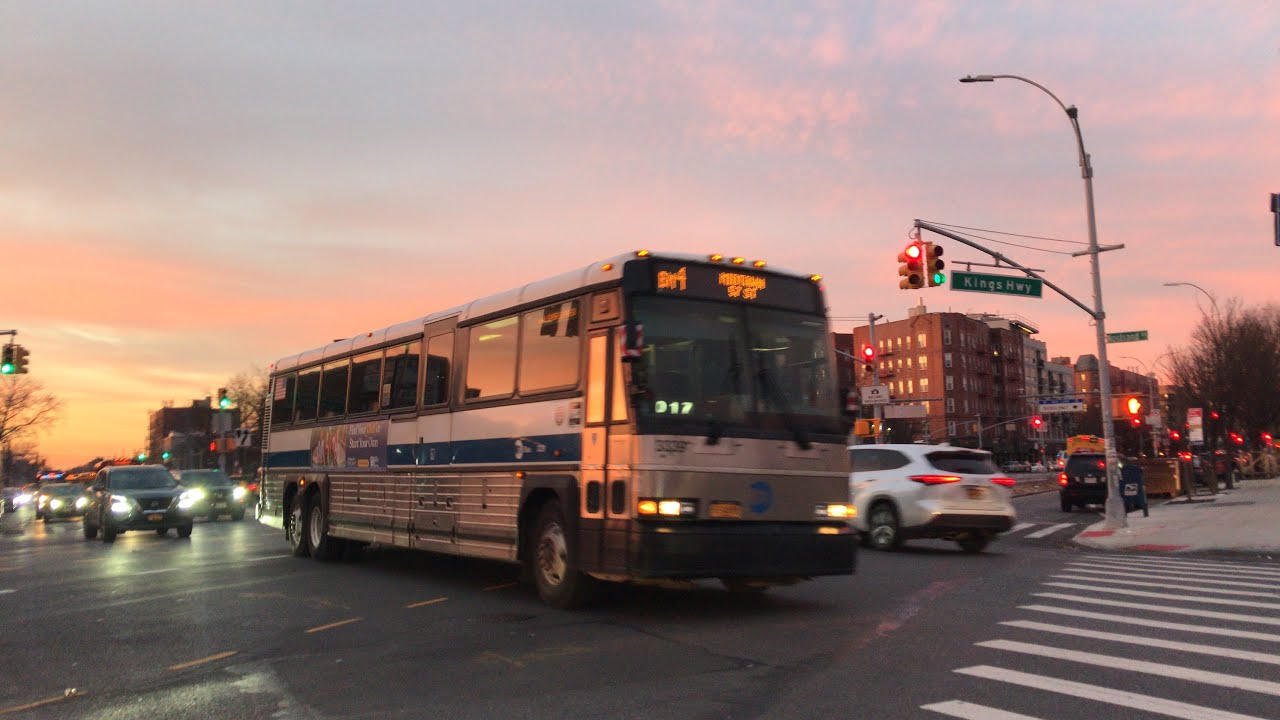 MTA Bus Company | 2007 MCI D4500CL [#3339] BM4 Super Express - YouTube