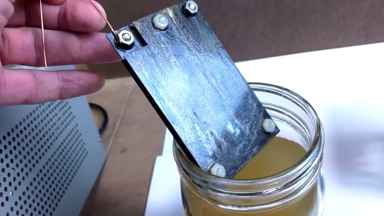 HHO Generator with Carbon Steel Plates. Part 1 - YouTube