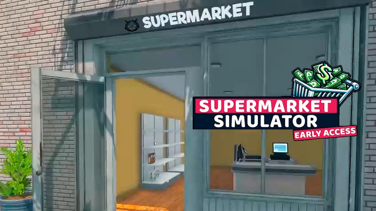 Открыл магазин у дома Supermarket Simulator #1 Прохождение - YouTube