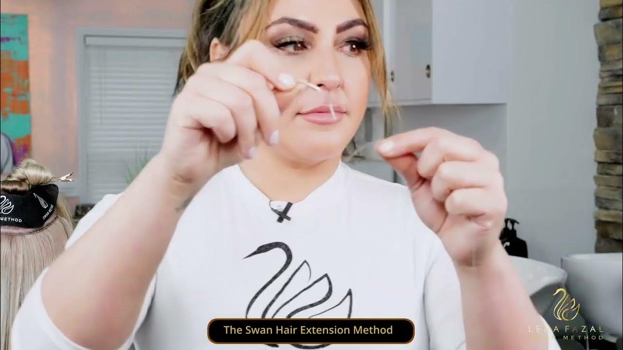 How to Install Hair Extensions - Swan Method Extension Install Certification Class (Online ...