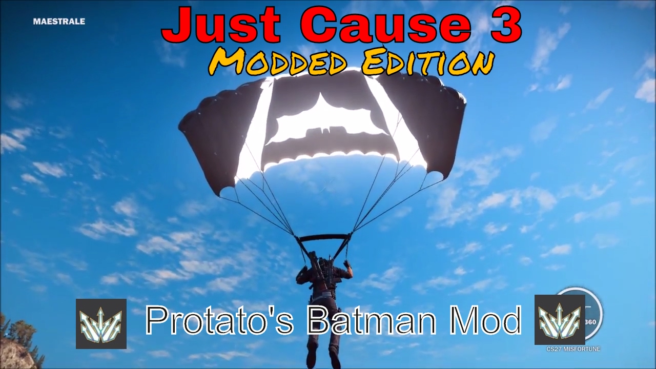Just Cause 3 Modded Edition Batman Mod - YouTube
