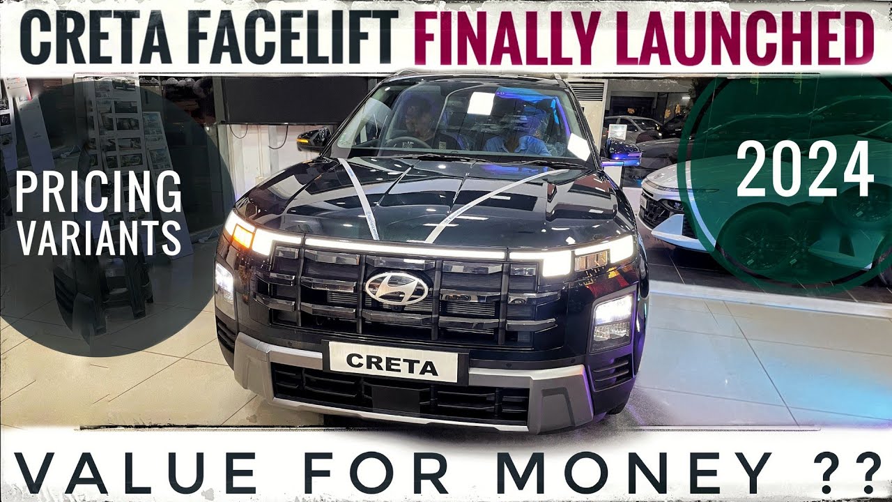 Hyundai Creta Facelift 2024 - Price & Variants Explained | New Creta ...