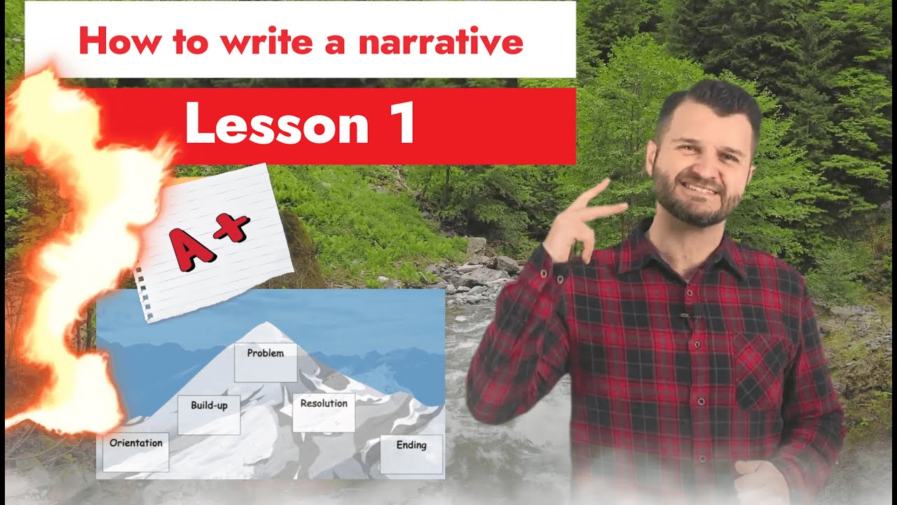 How to Write a Narrative - Narrative Story Mountain - Lesson 1 ...