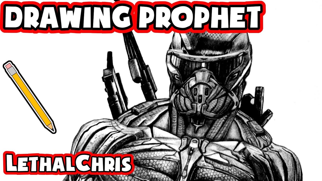 Drawing Prophet - Crysis 3 Fan Art Time Lapse - YouTube