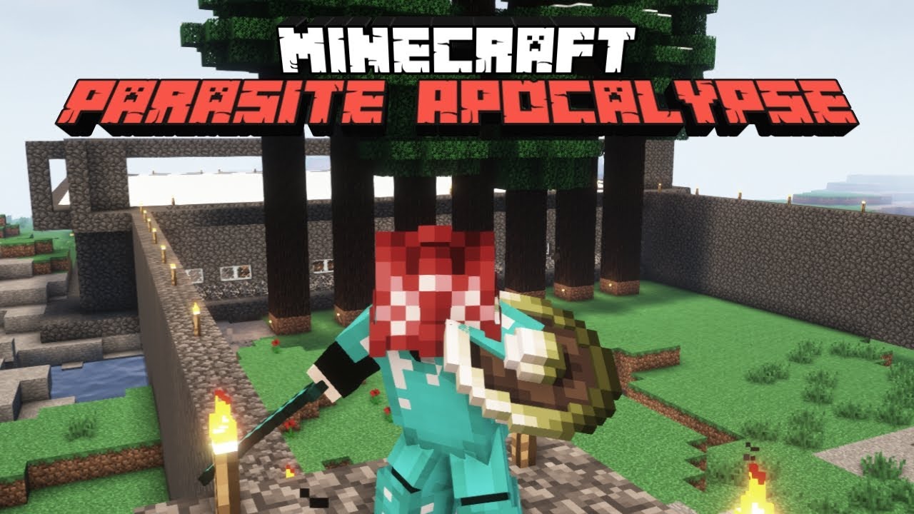 49 Hari Bertahan Di Minecraft Parasite Apocalypse !!! - YouTube