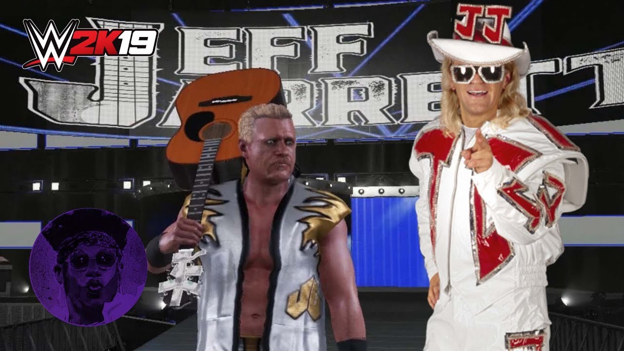 JEFF JARRETT MOD w/TITANTRON, ENTRANCE, SIGNATURE & FINISHER (WWE 2K19 ...