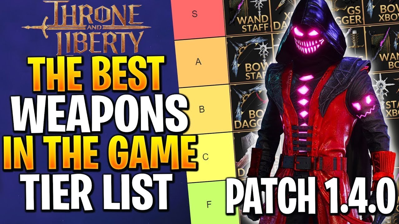 Throne and Liberty Tier List After HALLOWEEN UPDATE (PATCH 1.4.0) - YouTube
