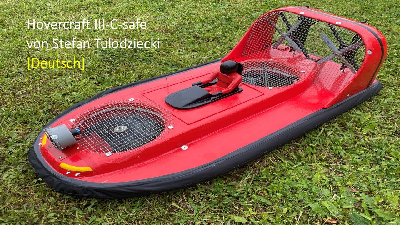 Eigenbau-RC-Luftkissenboot, RC-Hovercraft, Bodeneffektfahrzeug, Faszination Modellbau 2024 - YouTube
