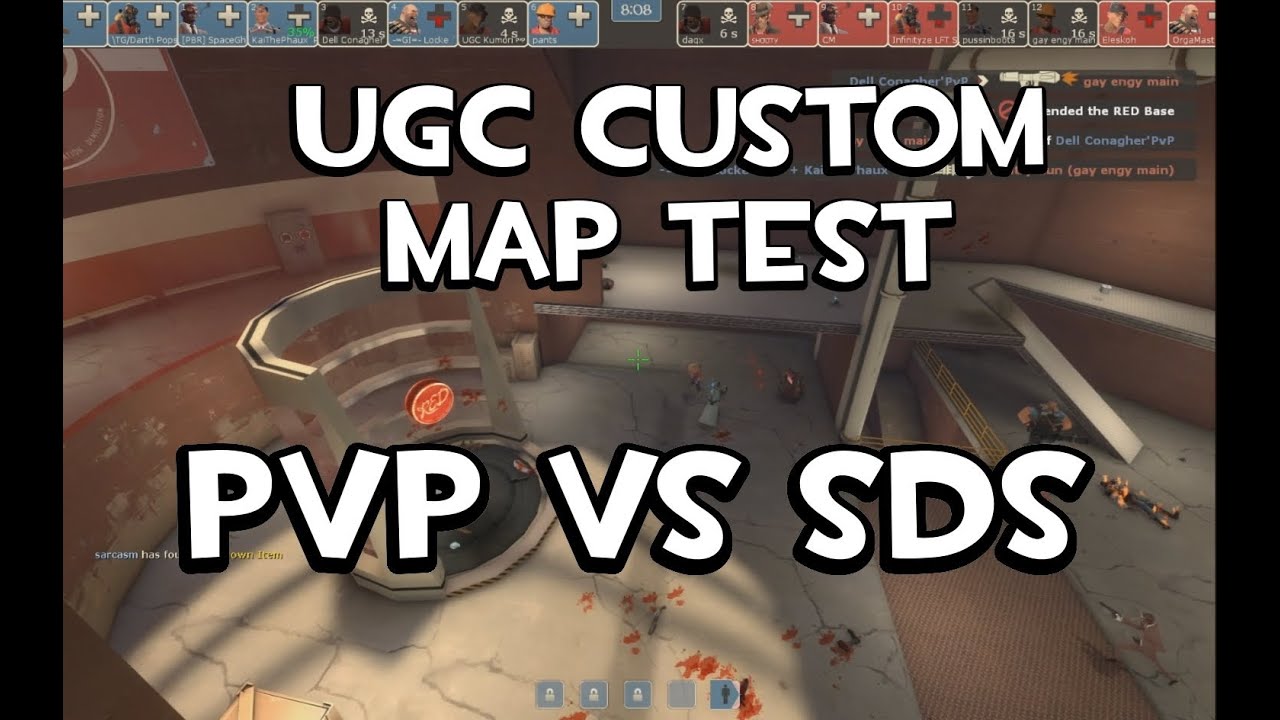 TF2 Live Comp Custom Map Test - PvP vs sDs on cp_glassworks_b3 - YouTube