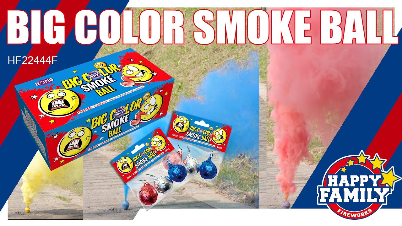 HF22444F BIG COLOR SMOKE BALL from Happy Family Fireworks #fireworks ...