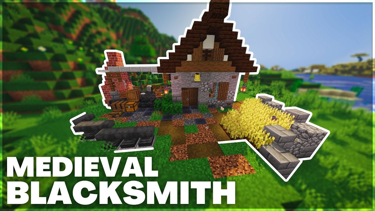 Minecraft: How To Build A Medieval Blacksmith House - Tutorial (Simple) - YouTube