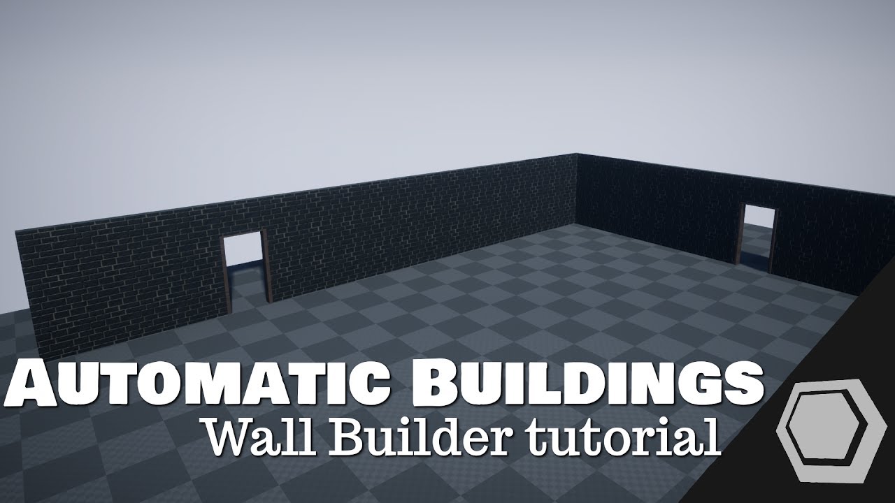 Automatic Buildings: Wall builder tutorial - Unreal Engine 4 ...