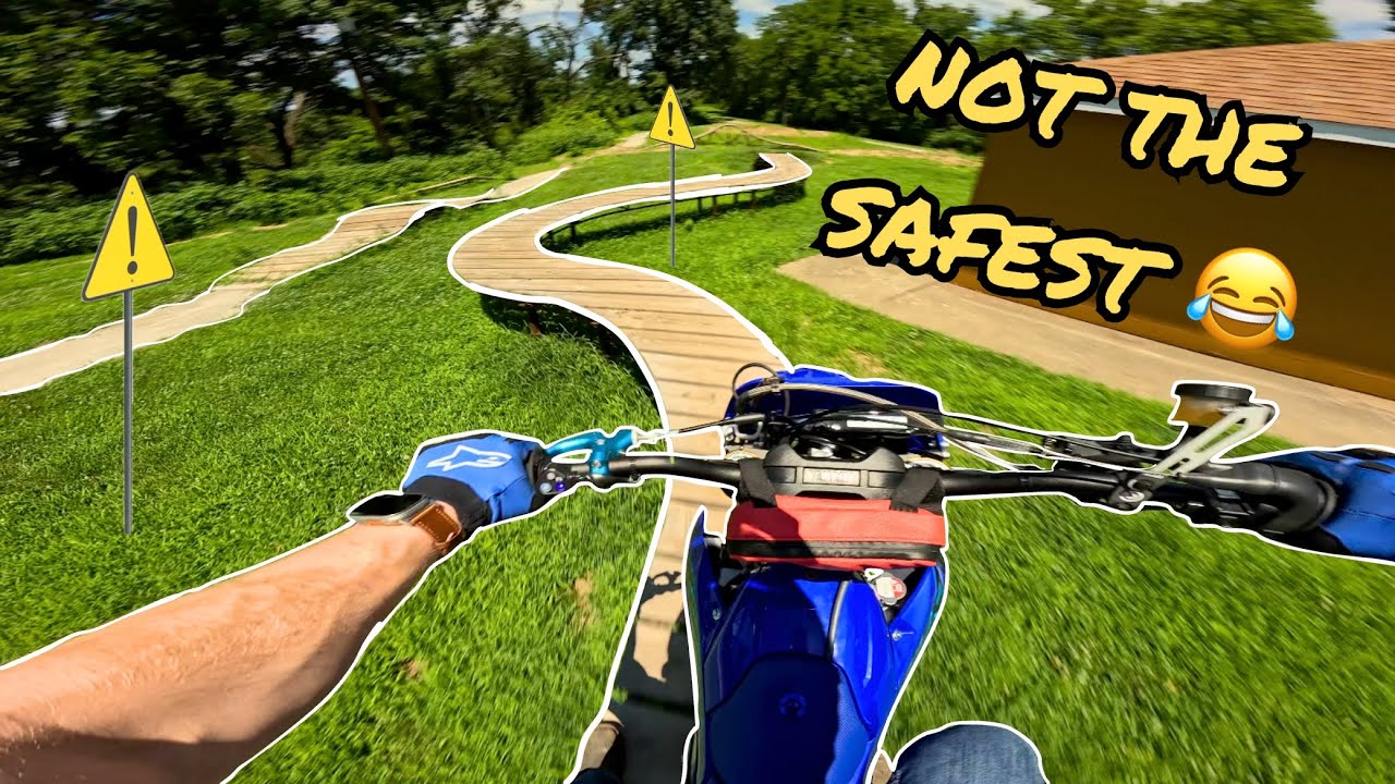 Exploring Sketchy Places on the Supermoto - YouTube