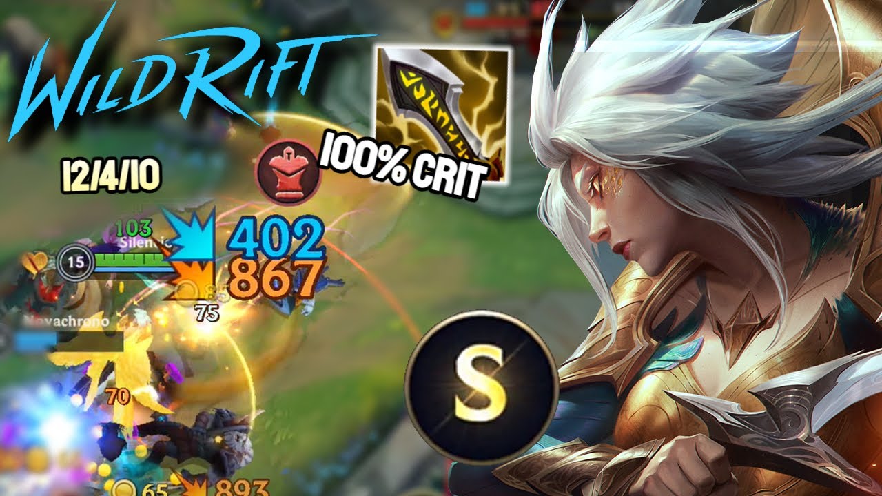 KAYLE 100% CRIT ON JUNGLE! DESTROY DIAMOND ON NEW SEASON | Build ...