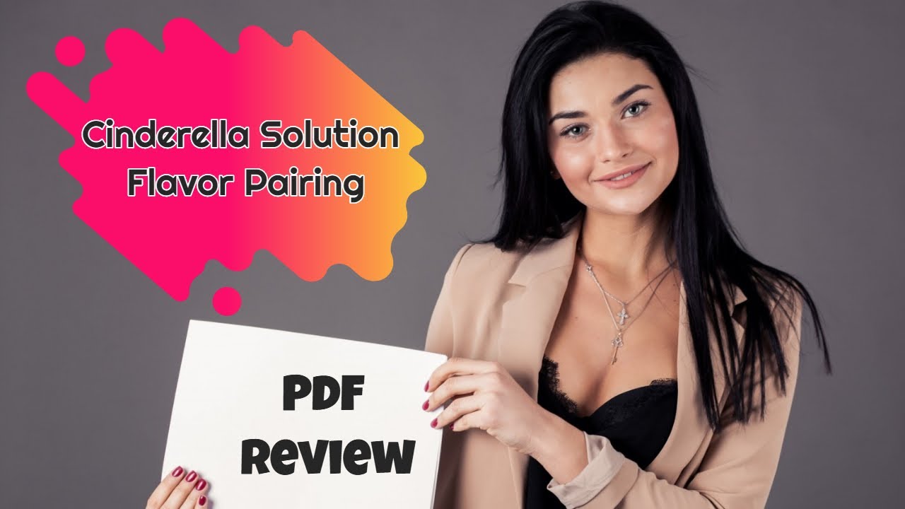 Cinderella Solution Flavor Pairing PDF - Cinderella Solution Book Review - YouTube