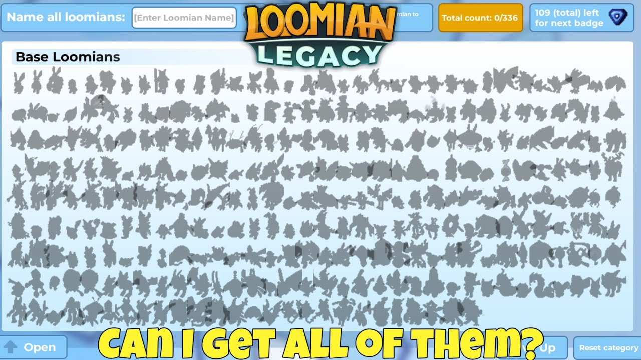 Can I Remember all 298 Loomians Currently? | Loomian Legacy - YouTube