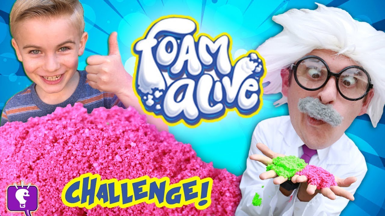 FOAM ALIVE Adventure! HobbyHarry Challenges HobbyKids to Obstacle ...