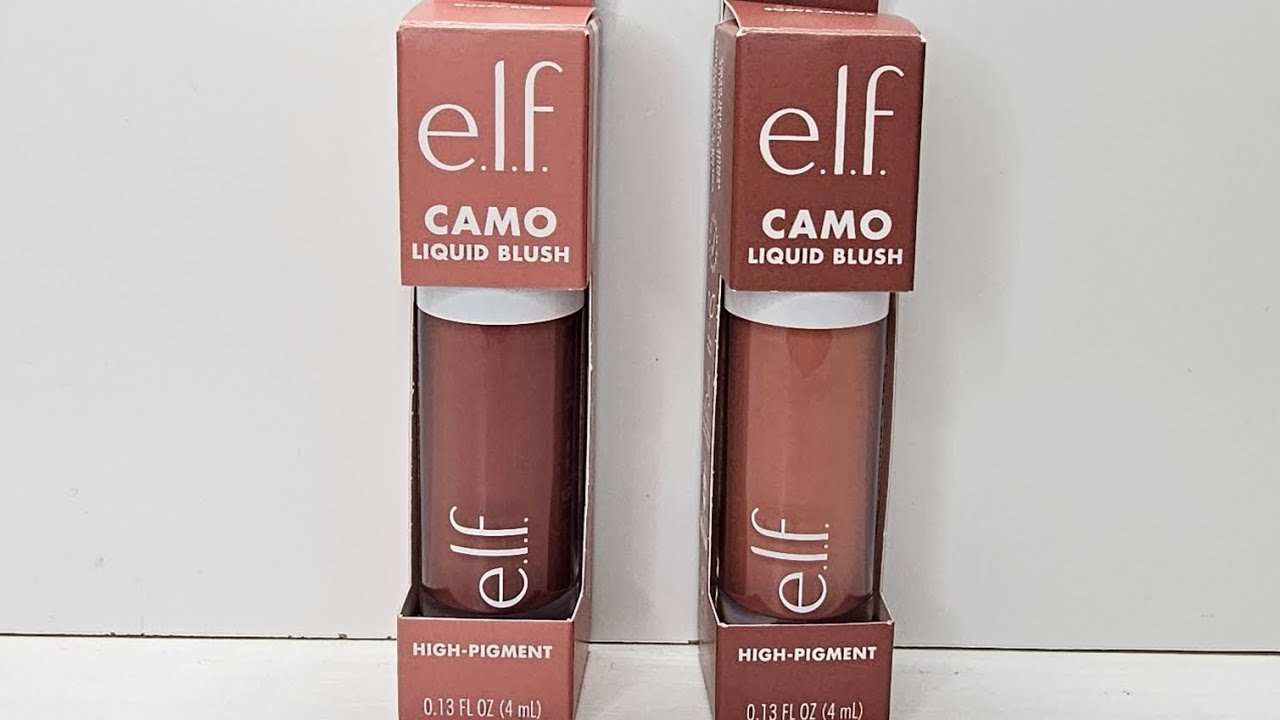 elf cosmetics camo liquid blush (dusty rose/suave mauve)🤗♥️ - YouTube