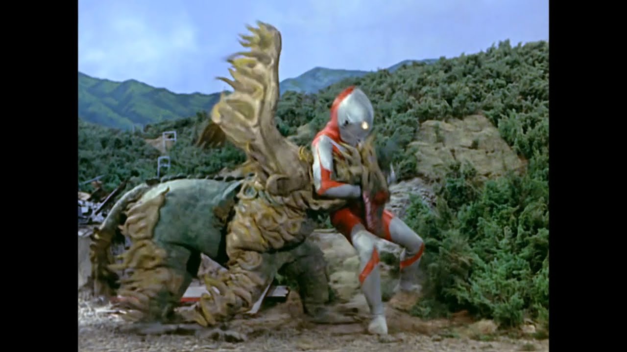 The Science Patrol & Ultraman Battle Dodongo - Ultraman (1966) - YouTube
