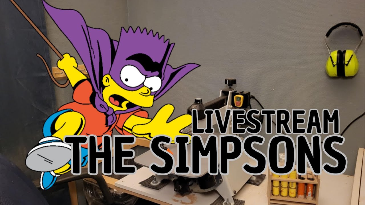 The Simpsons scroll saw project! - YouTube