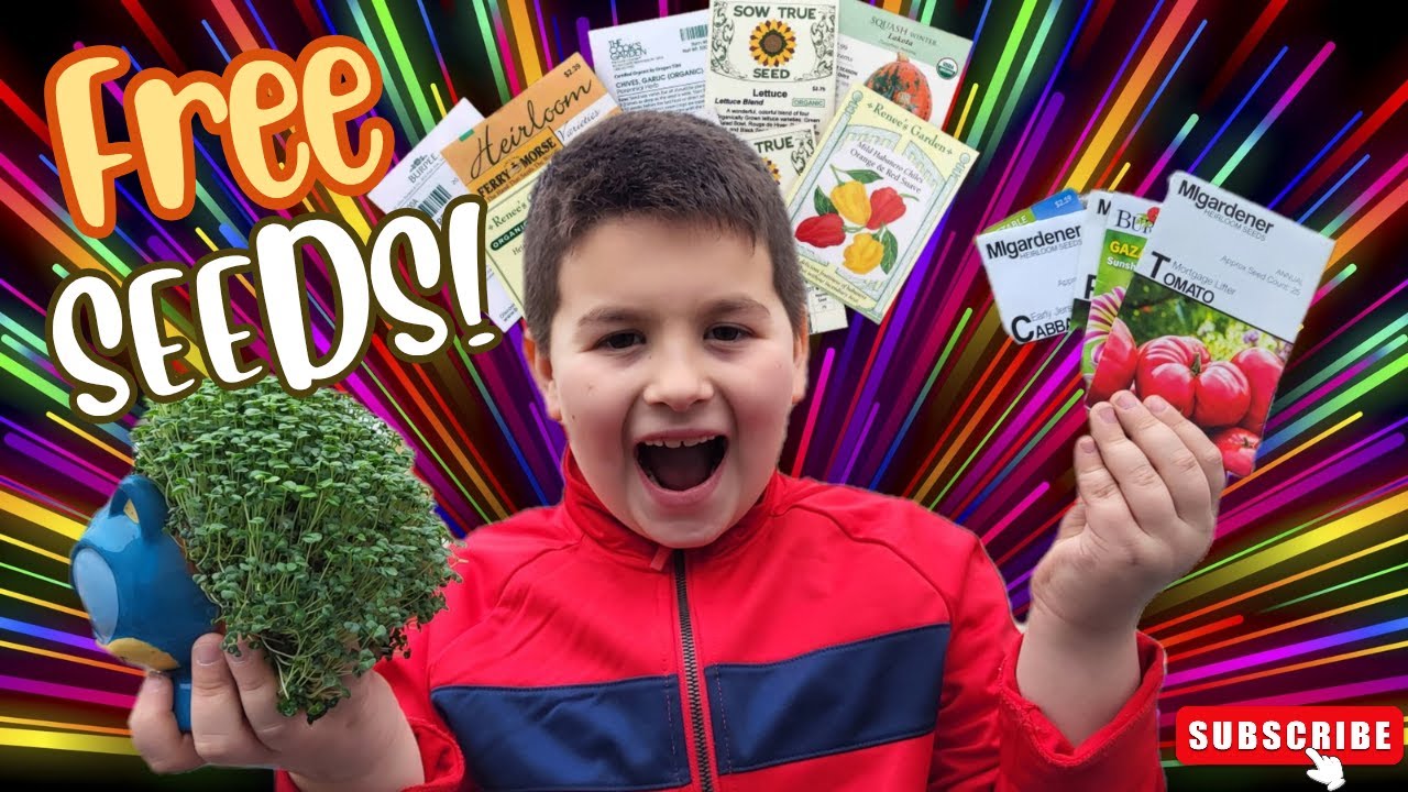 🚀 Andrew’s SEED COLLECTION + EPIC GIVEAWAY! 🌱 (Plus Chia Pet Surprise ...