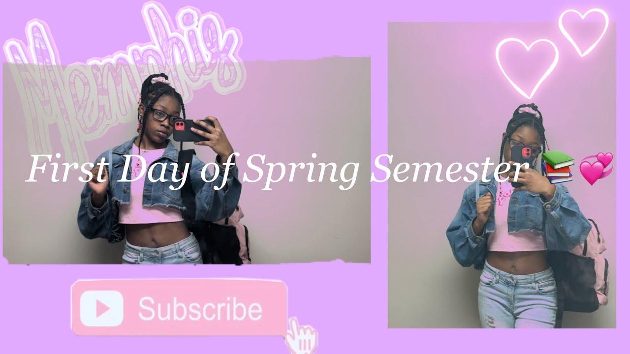 First Day of Spring Semester 📚💞| vlog - YouTube