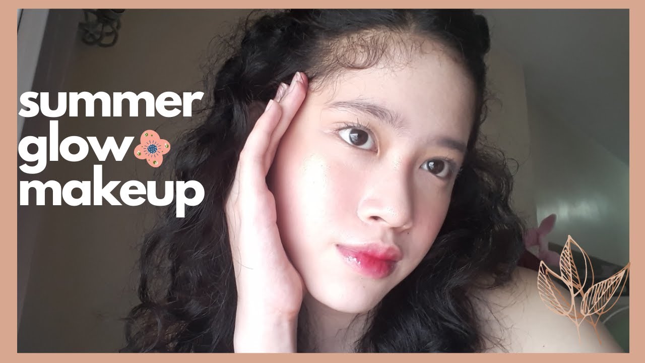 fresh & dewy summer glow makeup look - YouTube