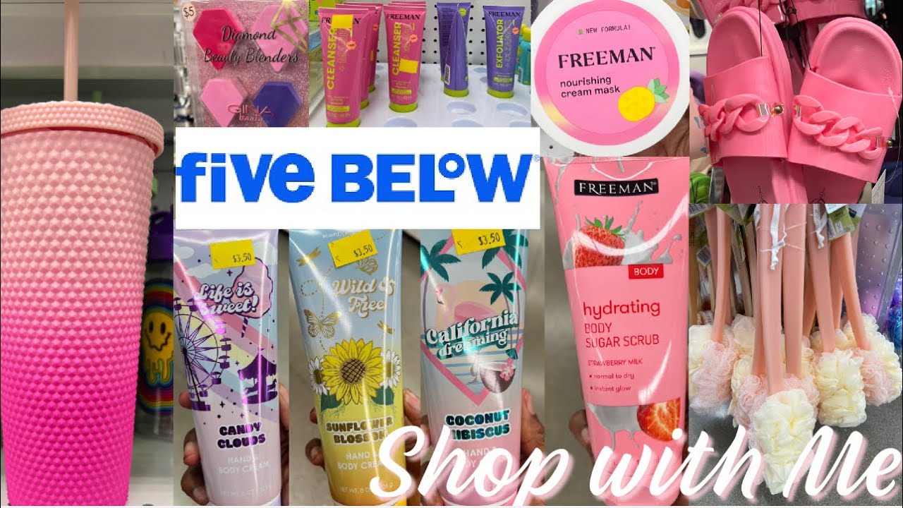 NEW HYGIENE & SUMMER ITEMS FOR CHEAP ! COME SHOP WITH ME AT FIVE BELOW ...